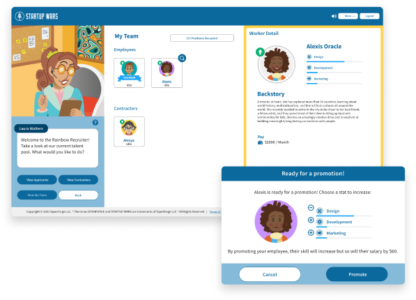 Interactive Business Game for Entrepreneurship Education